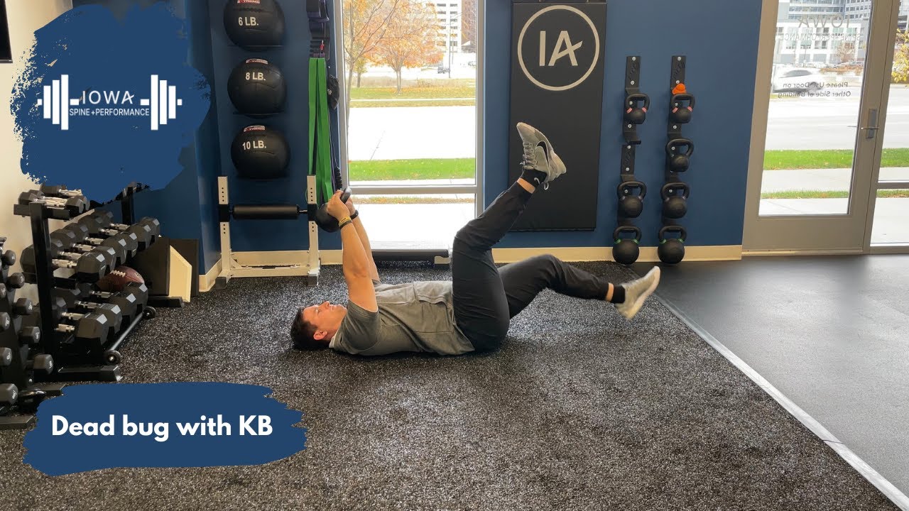 Dead bug with KB - YouTube