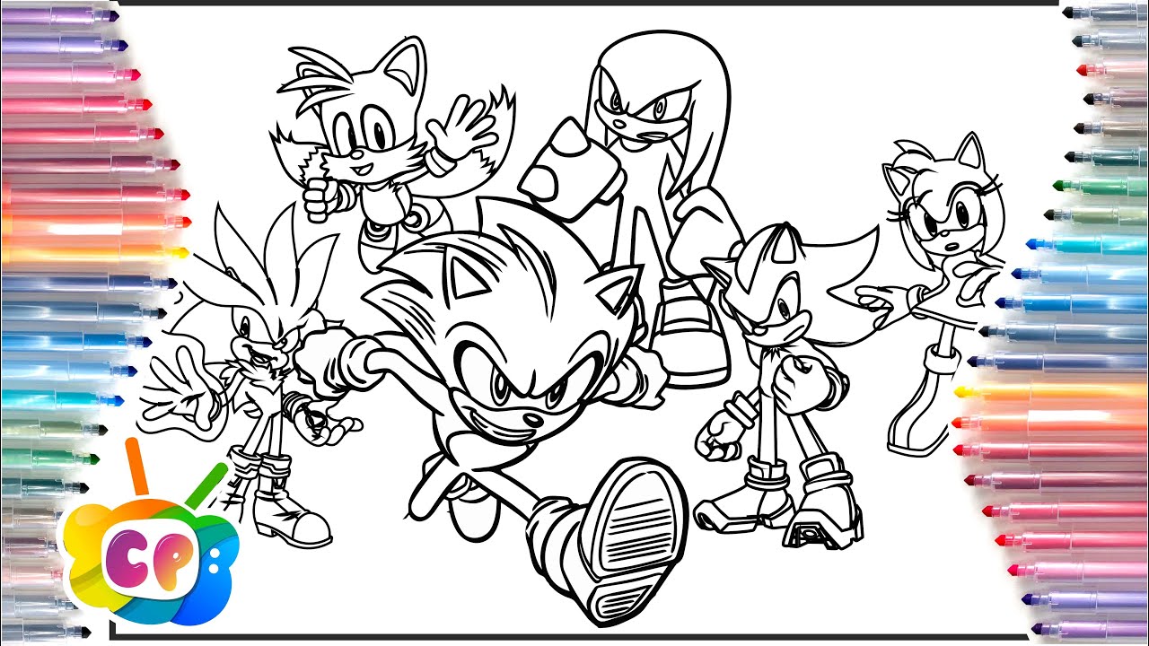 Sonic Team coloring pages new / Sonic boom All characters / Sonic the ...
