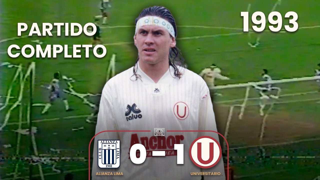 Alianza Lima 0-1 Universitario | Gol del triunfo de Ronald Baroni | Año ...