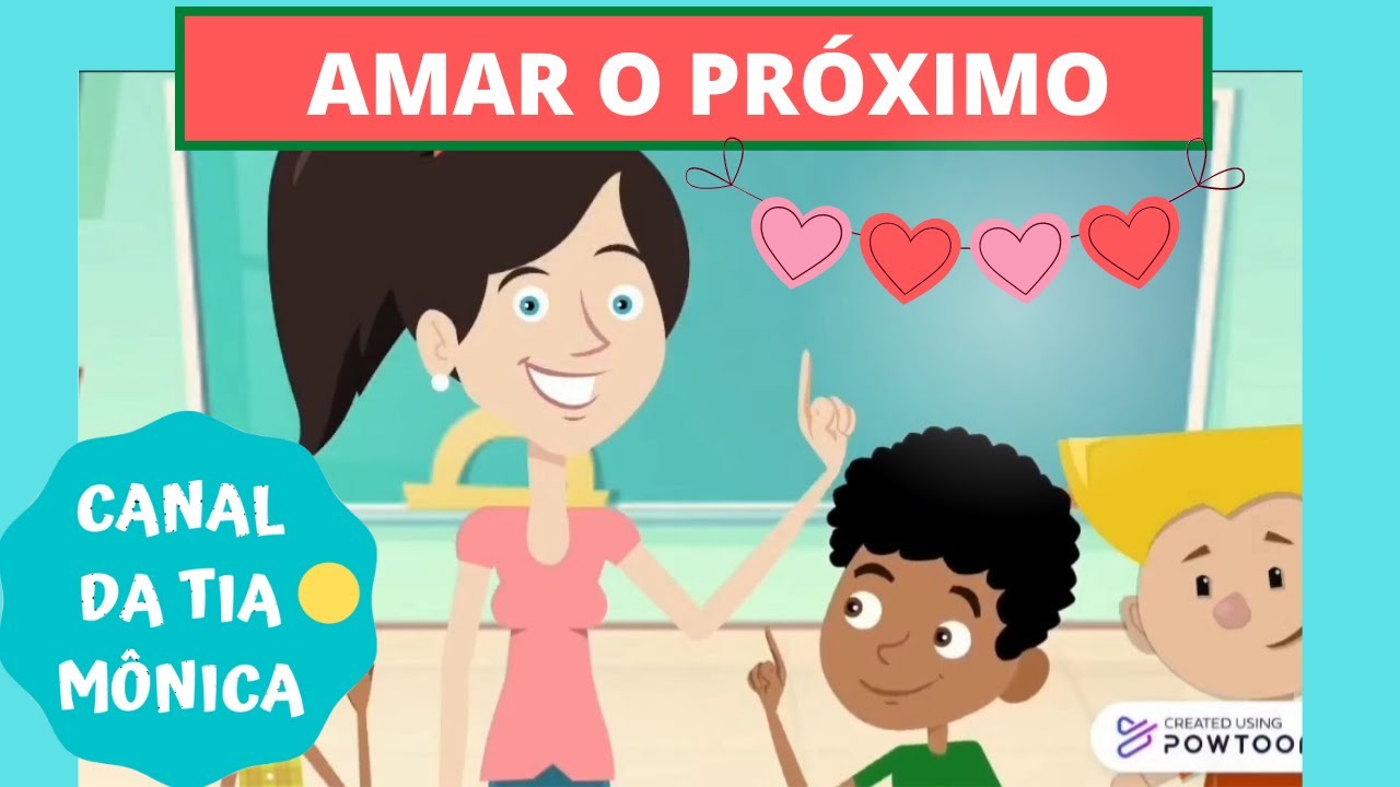 Amar o próximo - Evangelização infantil - #canaldatiamonica - YouTube