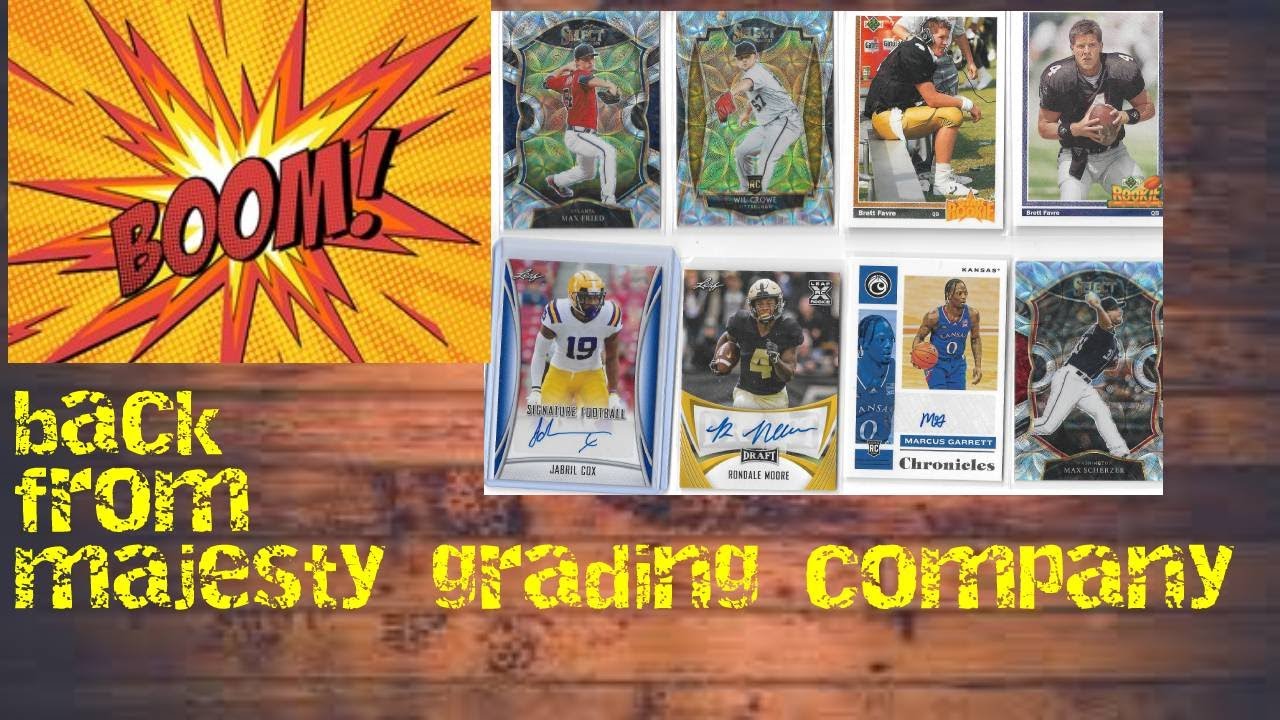 LATEST CARDS BACK FROM MGC MAJESTY GRADING COMAPNY - YouTube