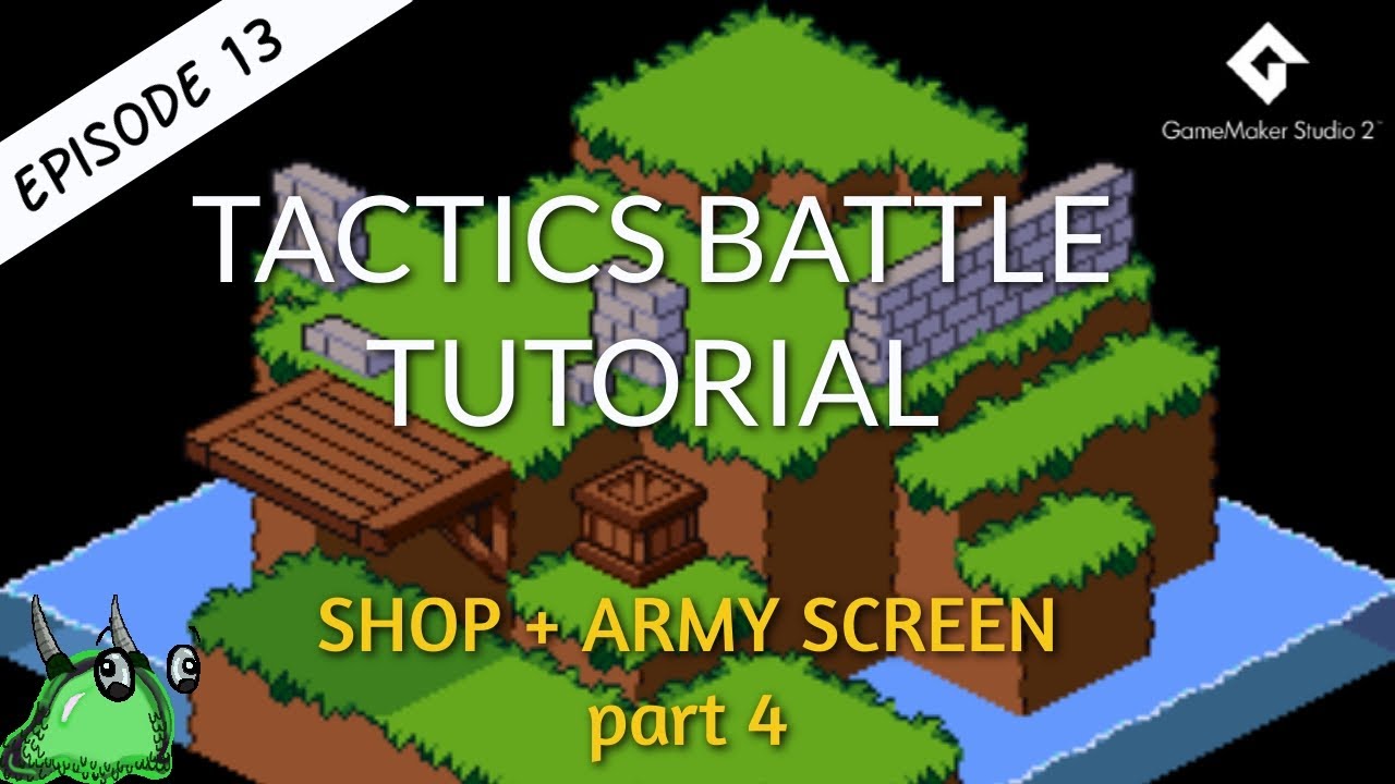 Ep 13 - Isometric Tactics Battle Tutorial - Shop + Army Screen part 4 - YouTube
