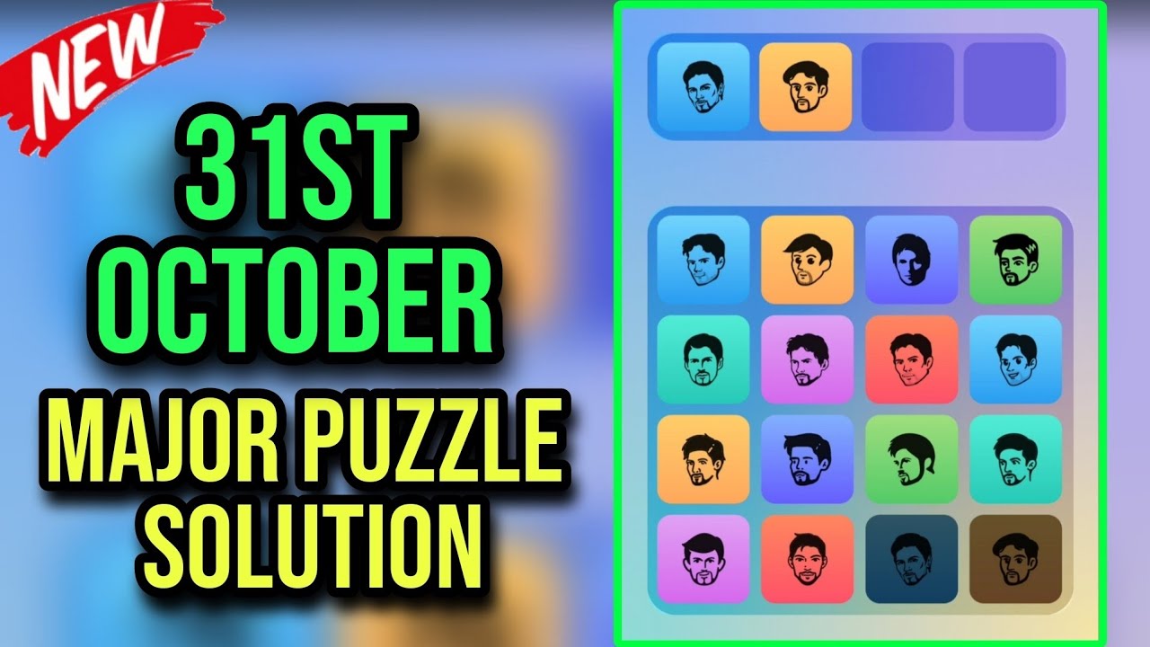 31 October Major puzzle durov Solved Today |Major Daily combo card 31 ...