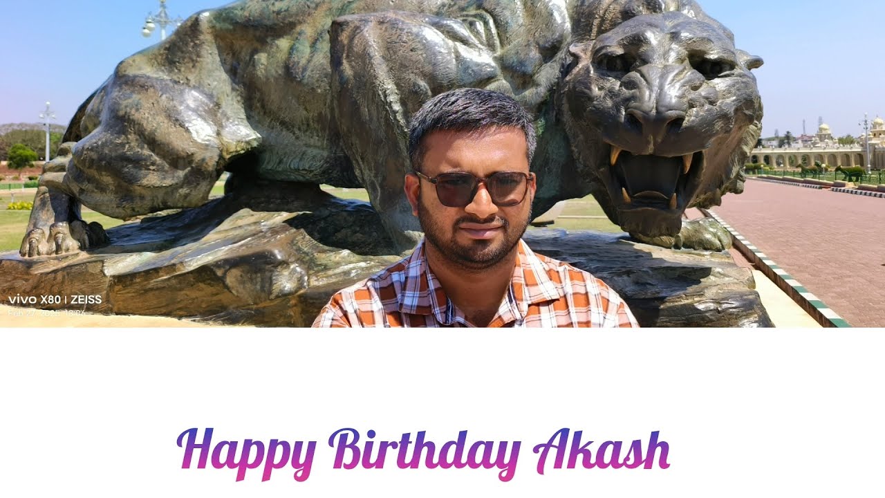 Happy birthday Akash - YouTube