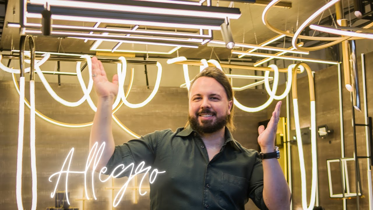 Perfil de Led Pendente Direto Indireto com Spot Ilunato Allegro e ...