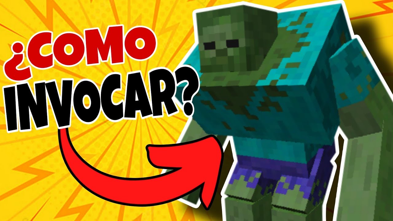 CÓMO HACER un ZOMBIE MUTANTE y GIGANTE en MINECRAFT??🤑🤔 - YouTube