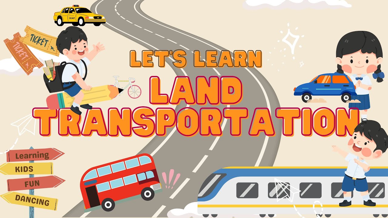 Land Transportation ABC Song - Learn 16 Land Transportation in 5 ...