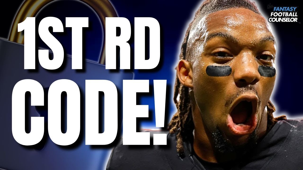 This Is EXACTLY How You Draft Round 1 (2025 Fantasy Blueprint) - YouTube