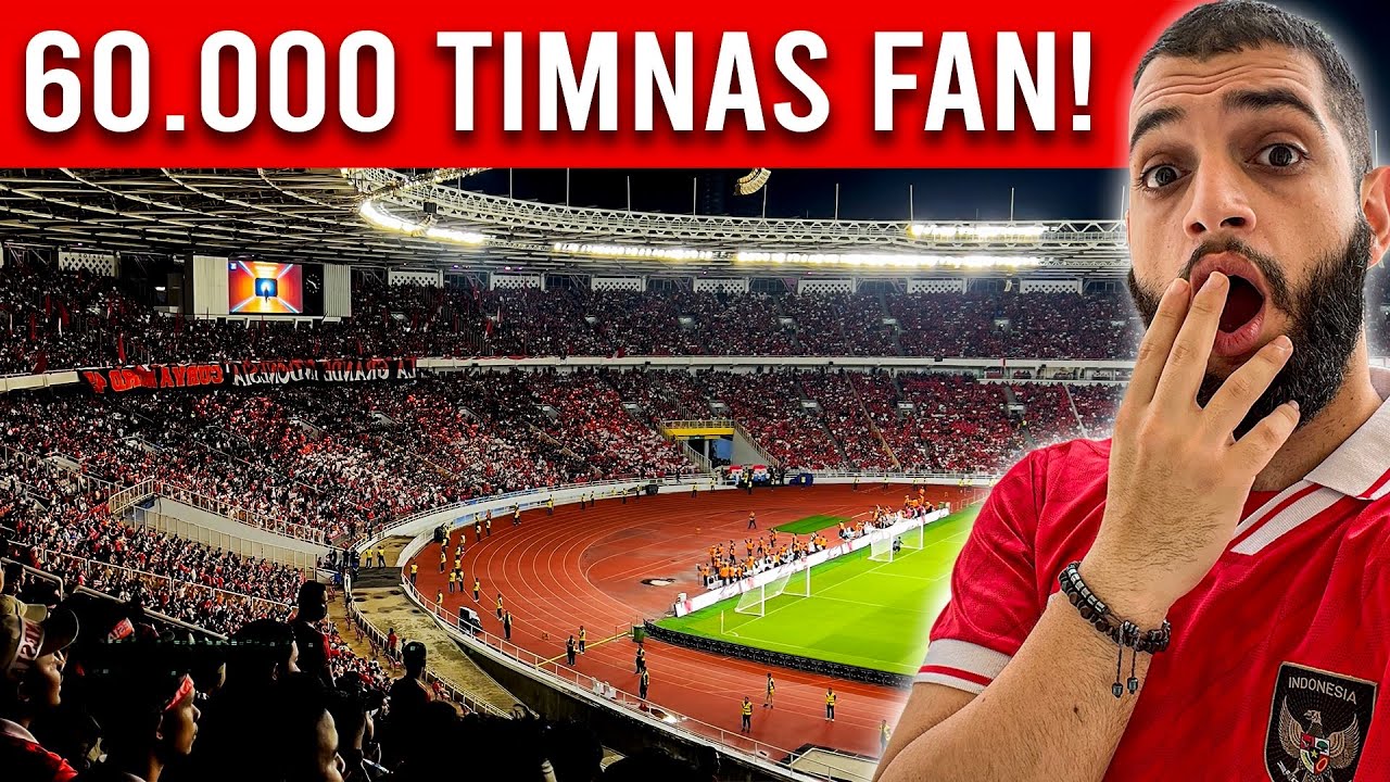 60.000 Timnas Fans In GBK Stadium! 🇮🇩 - Insane Atmosphere On GBK! - YouTube