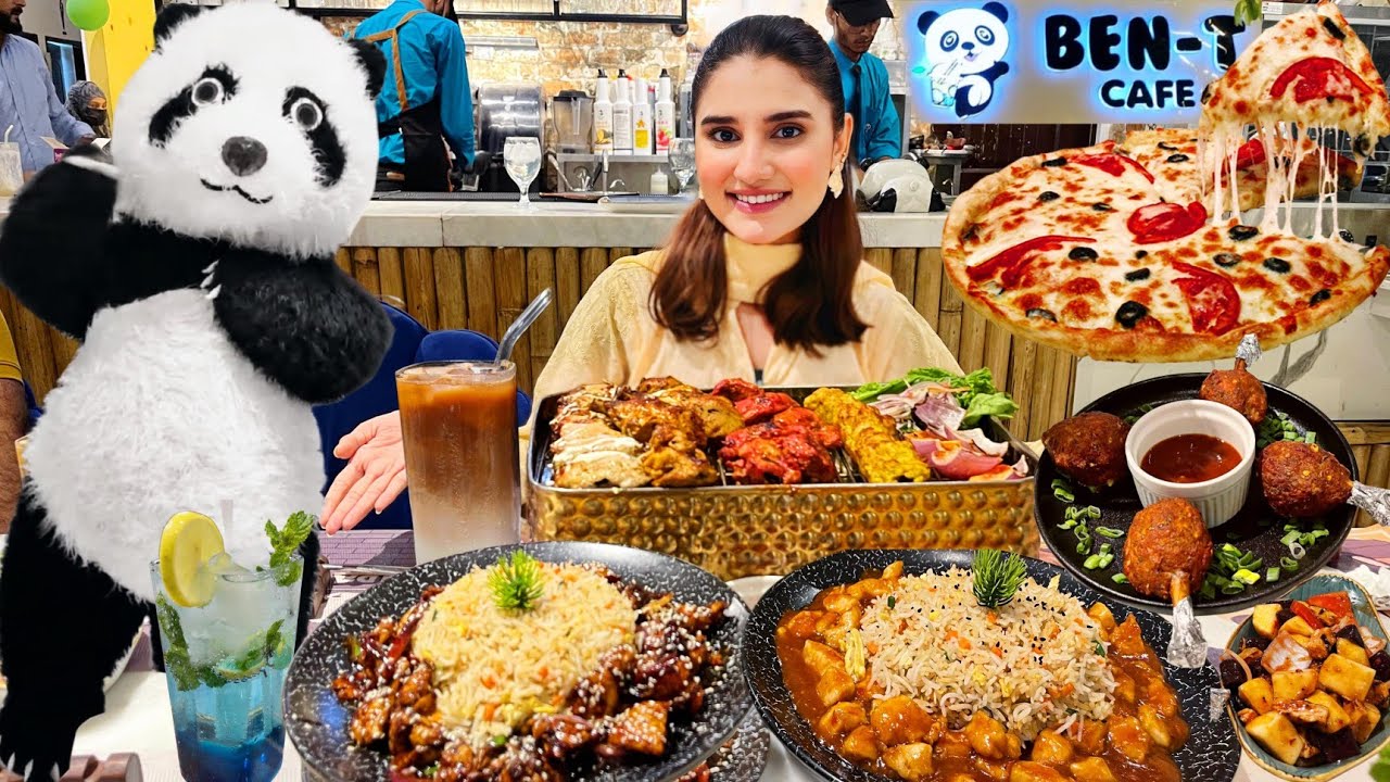 Trying Panda 🐼 Theme Cafe For The First Time in Pakistan 🇵🇰 - YouTube