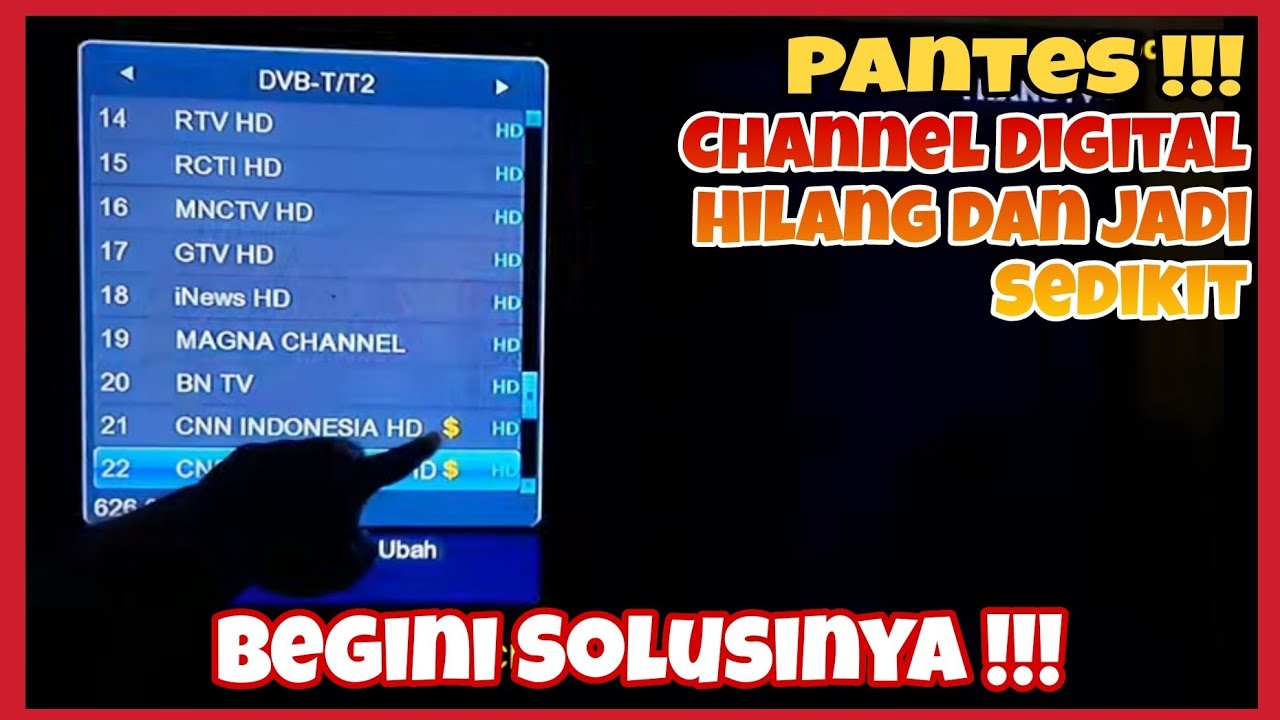 Penyebab Channel TV Digital Sedikit dan Hilang pada STB Digital TV ...