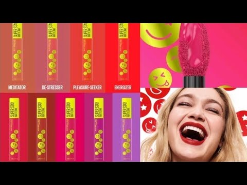 New!Maybelline Mood Maker Collection|Super Stay Matte Ink Liquid ...