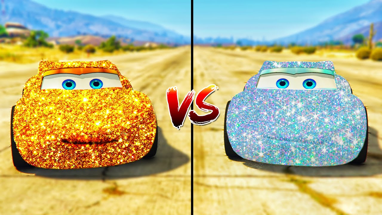 GTA 5 GOLD MCQUEEN VS DIAMOND MCQUEEN - WHICH IS BEST? - YouTube