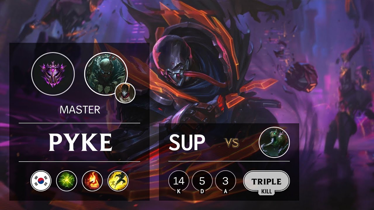 Pyke Support vs Fiddlesticks - KR Master Patch 9.17 - YouTube