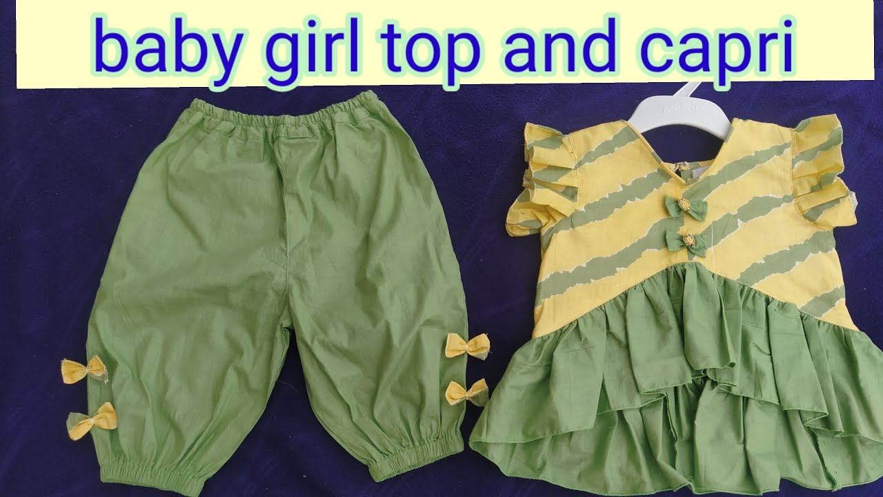 Baby top and capri cutting and stitching.#baby. #babygirl ...