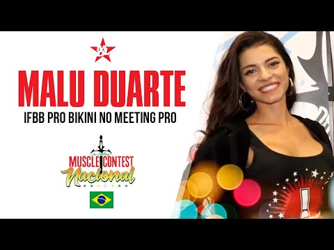 Malu Duarte IFBB PRO Bikini no Meeting Pro #MuscleContestNacional19