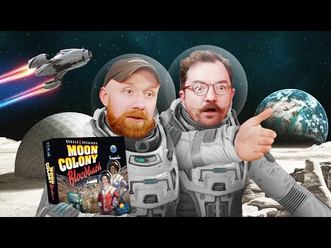Let's Play MOON COLONY BLOODBATH | Board Game Club