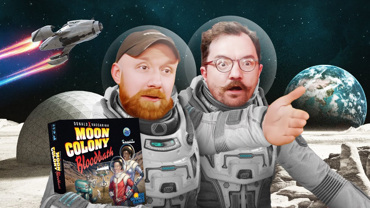 Let's Play MOON COLONY BLOODBATH | Board Game Club - YouTube