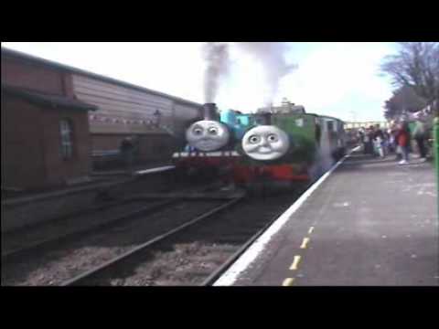 Steam. Thomas the Tank races Percy & Toad - YouTube