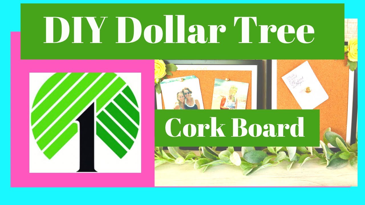 Dollar Tree DIY Cork Message Board Do It Yourself with Dollar Tree ...