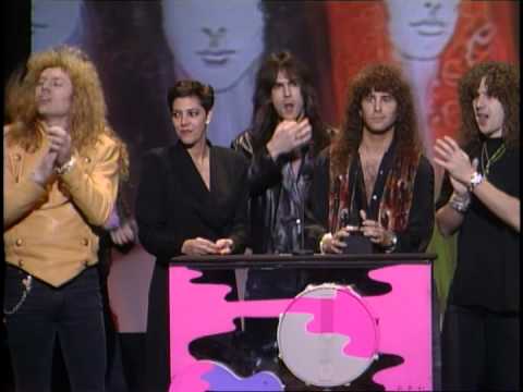 Firehouse Wins Favorite Heavy Metal/Hard Rock New Artist - AMA 1992 ...