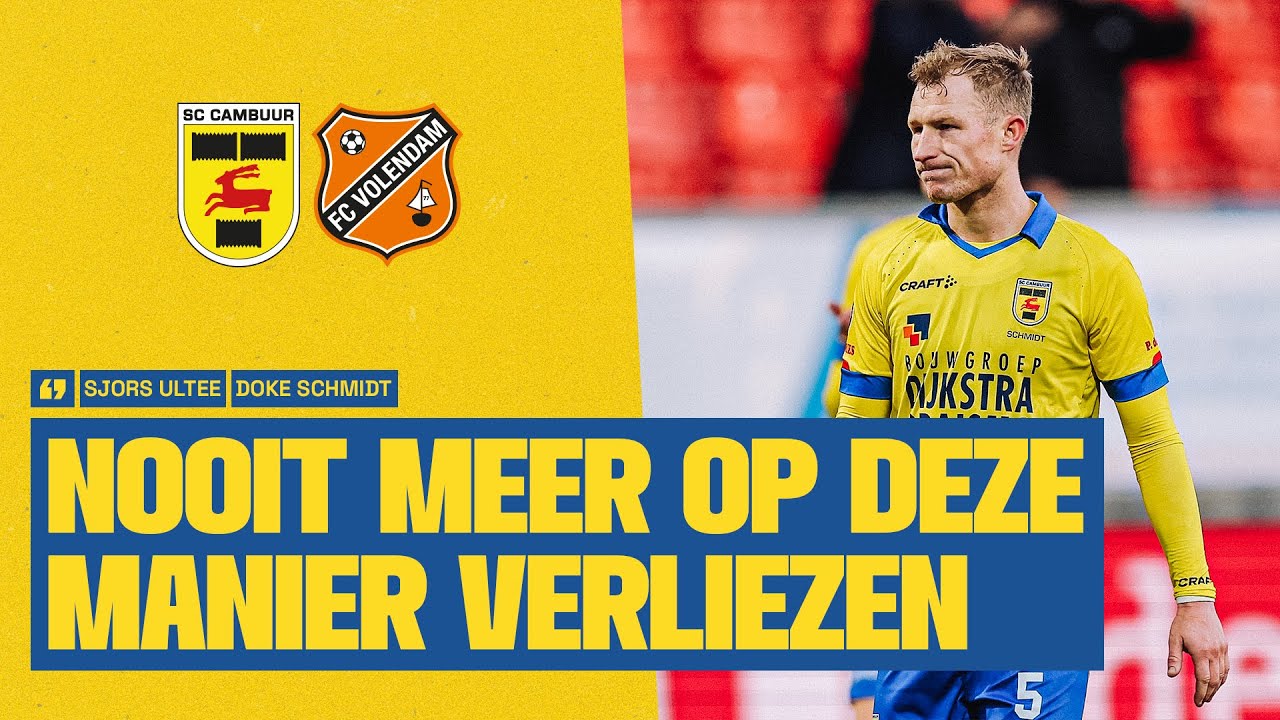 Valse start... 😩 | Sjors Ultee & Doke Schmidt 💬 | Nabeschouwing SC ...