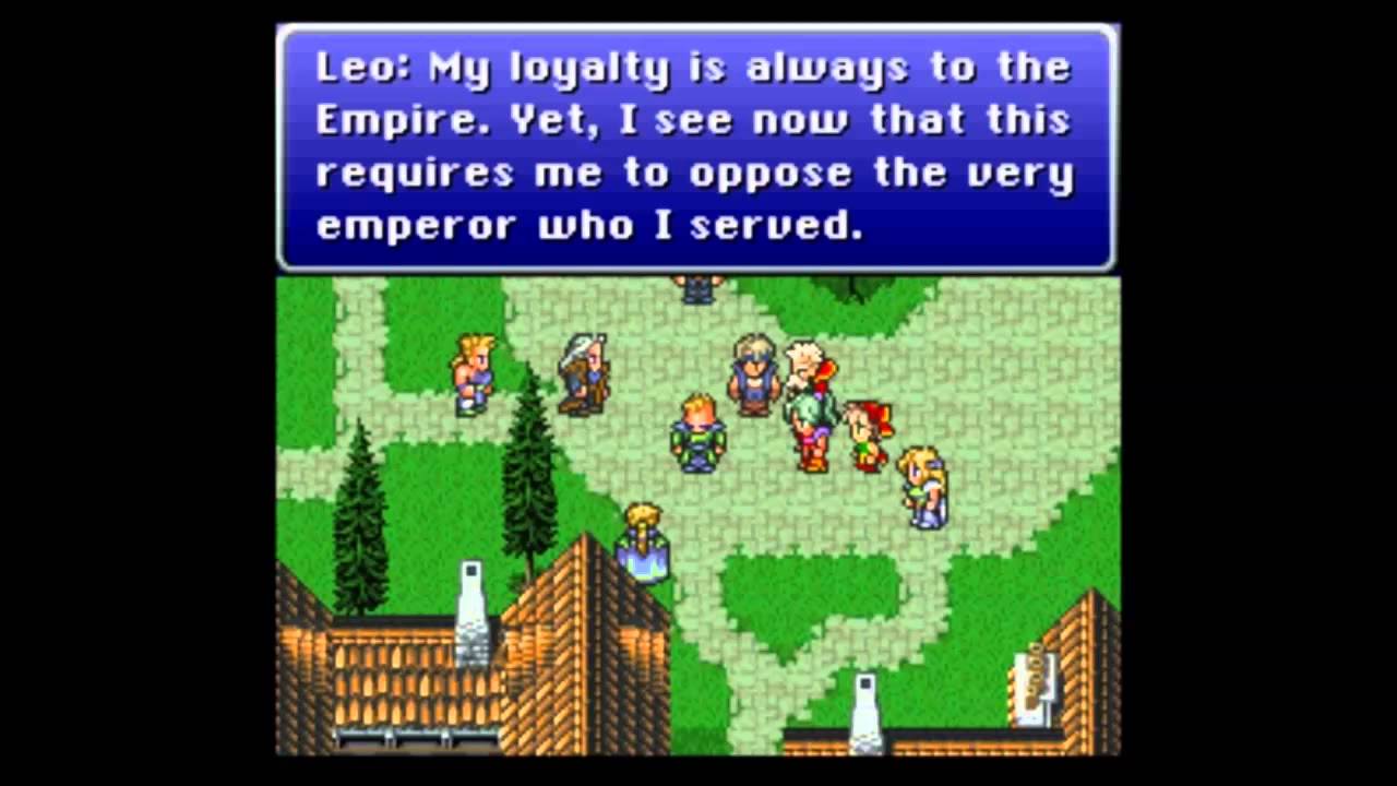 Final Fantasy VI GLE Gameplay and Commentary Part 27 GENERAL LEO ALIVE ...