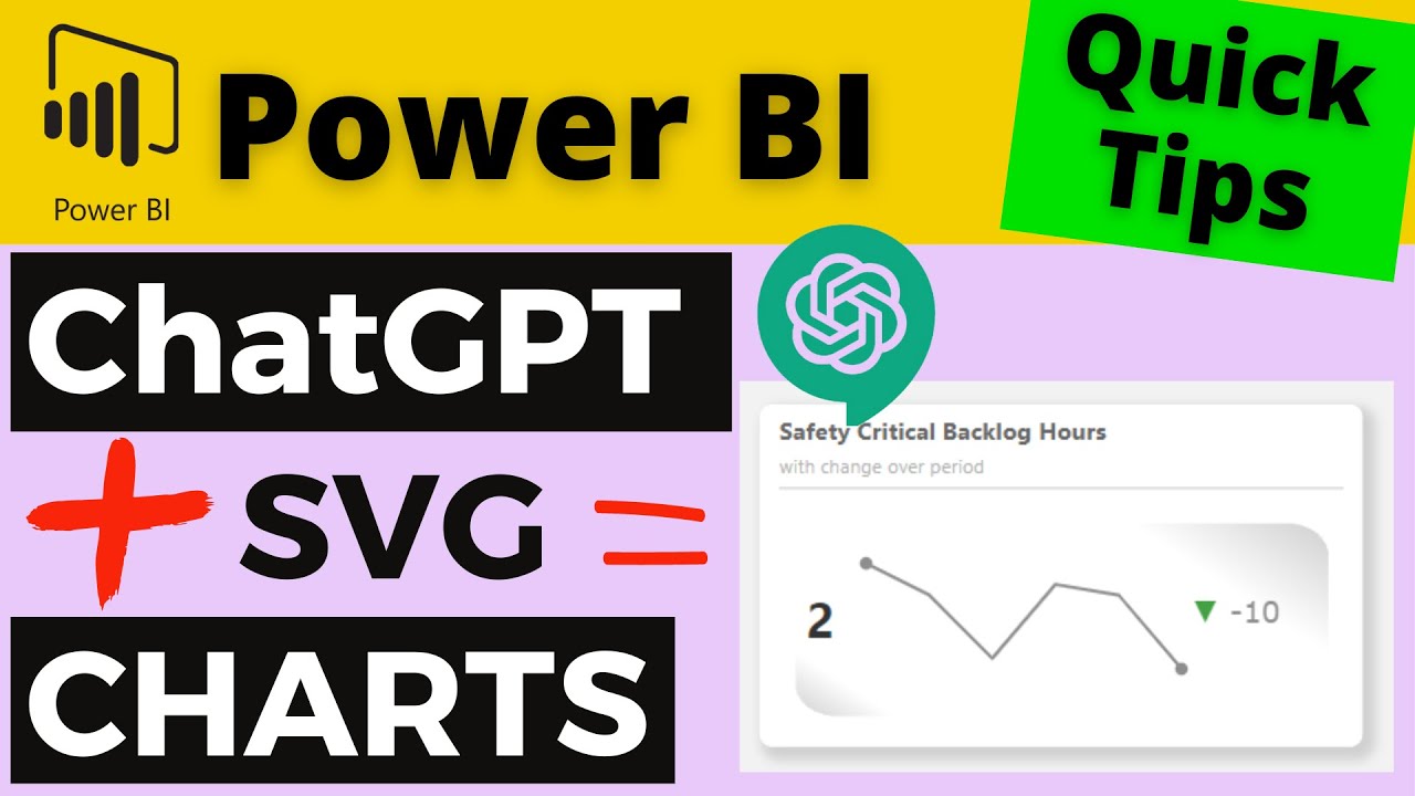 Using Chatgpt To Fast Track Creation Of Power Bi Sparkline Svg Charts In The New Card Visual Vidoe