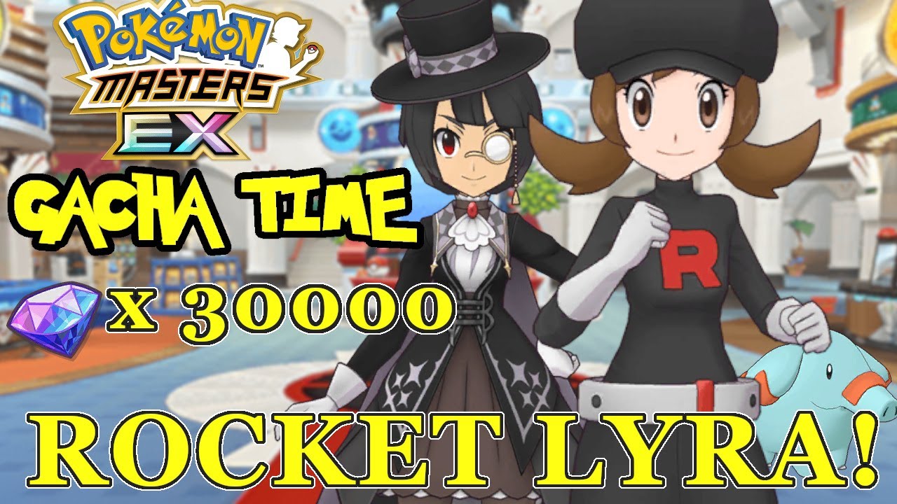 Pokemon Masters EX - ROCKET LYRA & COSTUME ZINNIA GACHA! All in for a ...
