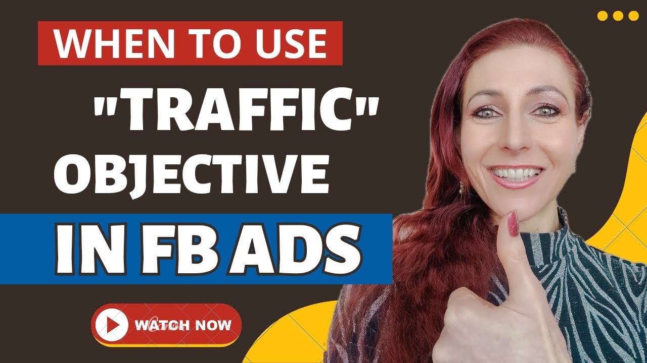 When to use the "TRAFFIC" objective in fb ads? 🤔 - YouTube