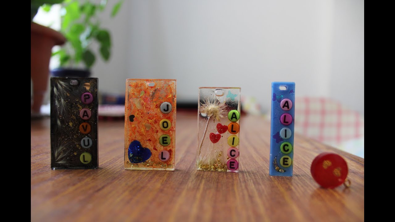 How to make Resin Keychains. - YouTube