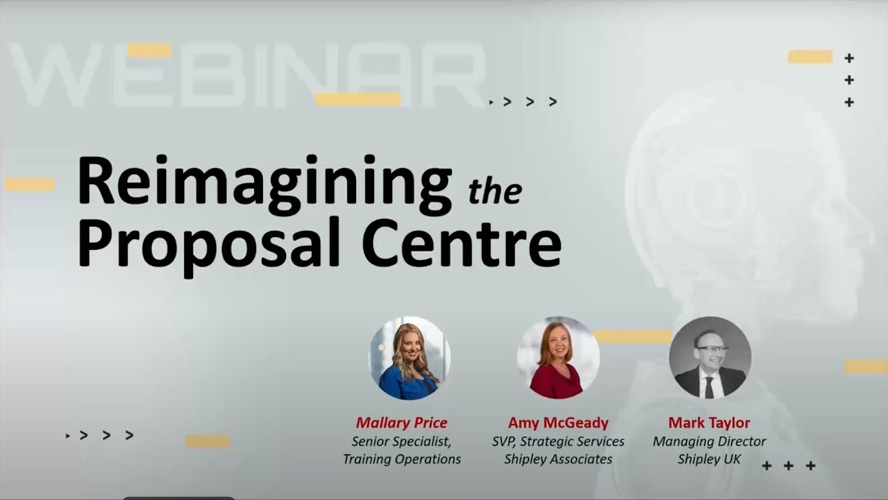 Reimaginging the Proposal Center - March 2024 - YouTube