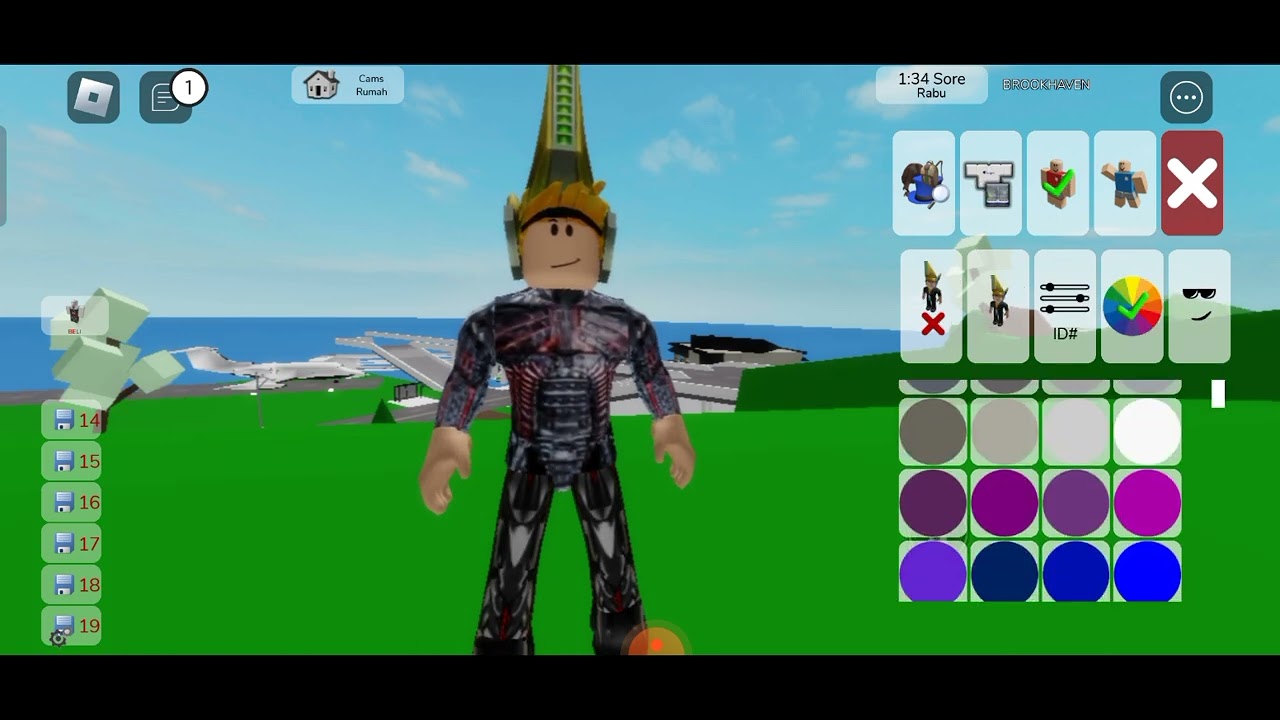 Tutorial jadi Mecha Godzilla | ROBLOX BROOKHAVEN - YouTube