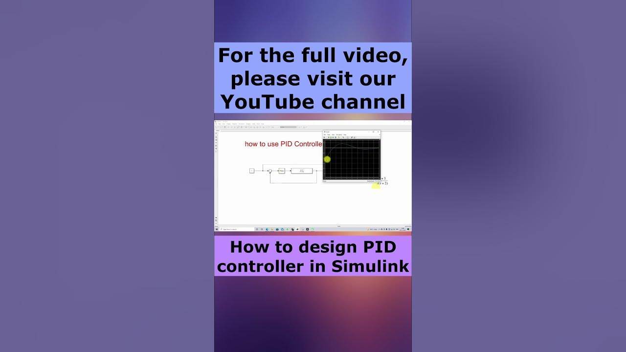 PID Controller | how to design PID controller in simulink - YouTube