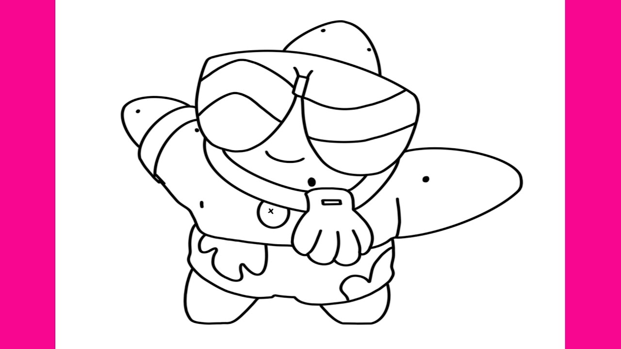 COMO DESENHAR PATRICK BUZZ DO BRAWL STARS - YouTube