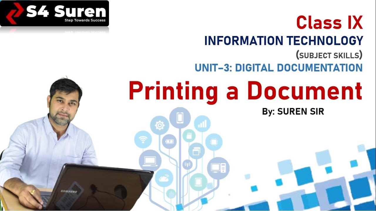 CH-8 PRINTING A DOCUMENT | UNIT–3: DIGITAL DOCUMENTATION | CLASS: IX IT ...