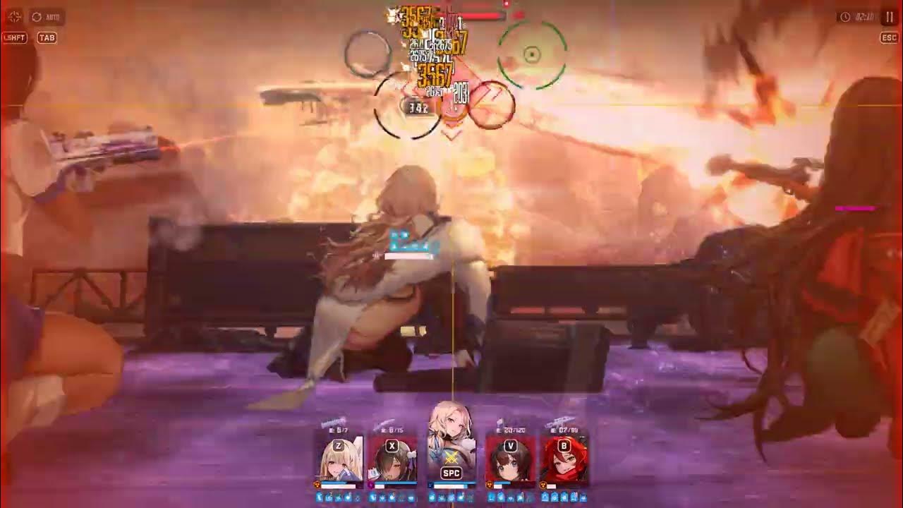 Nikke Dirty Backyard Event Challenge 1-5 (Tia, Naga, RH, XLud, XMica) - YouTube