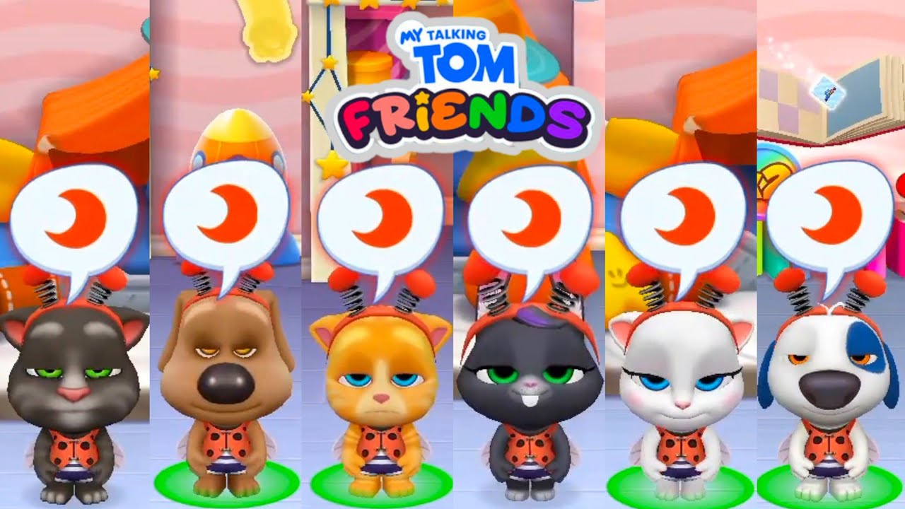 Tom Friends Are Tired And Sleepy 😴 - Good Night My Talking Tom Friends ...