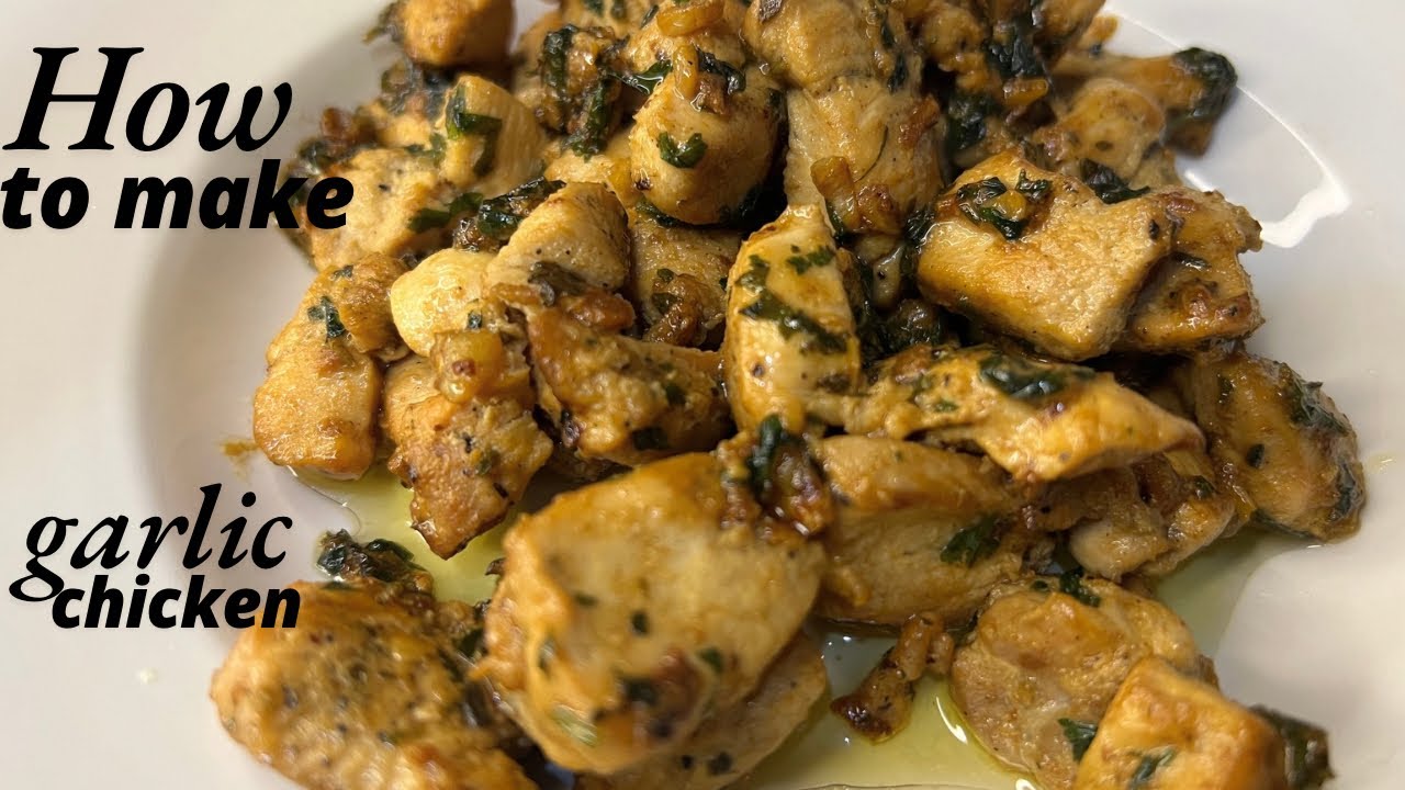 HOW TO MAKE?GARLIC CHICKEN RECIPE BY COOKING WITH SH - YouTube