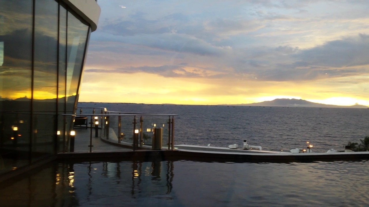 Manila Bay sunset at Conrad Hotel - May 23 2017 - YouTube