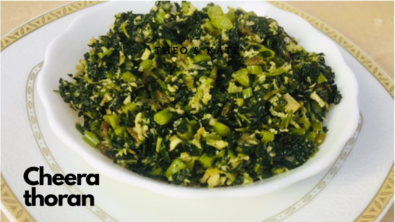 cheera thoran || ചീര തോരൻ fareeda's lifestyle - YouTube