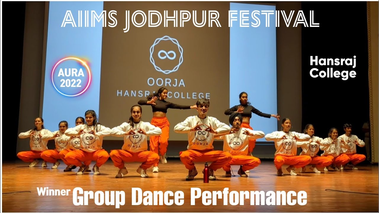 AURA AIIMS JODHPUR 😱|| Hansraj College - Group Dance Performance - YouTube