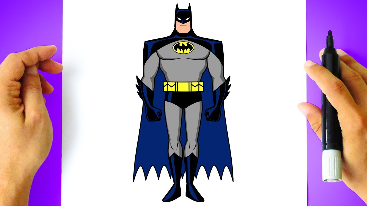 Como DESENHAR o BATMAN [Corpo Inteiro] - Cómo DIBUJAR a BATMAN [Cuerpo Entero] - Drawing ...