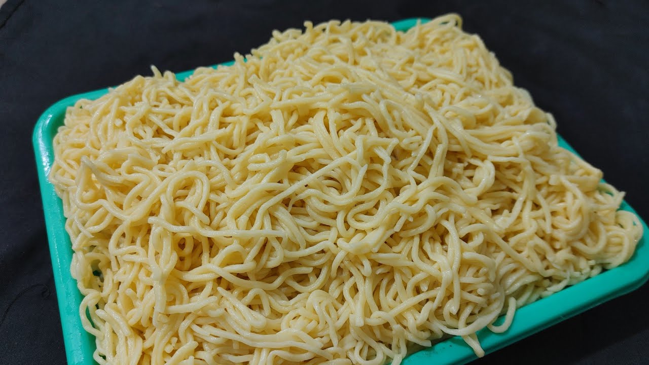 Resep Mie telur homemade enak dan kenyal - YouTube