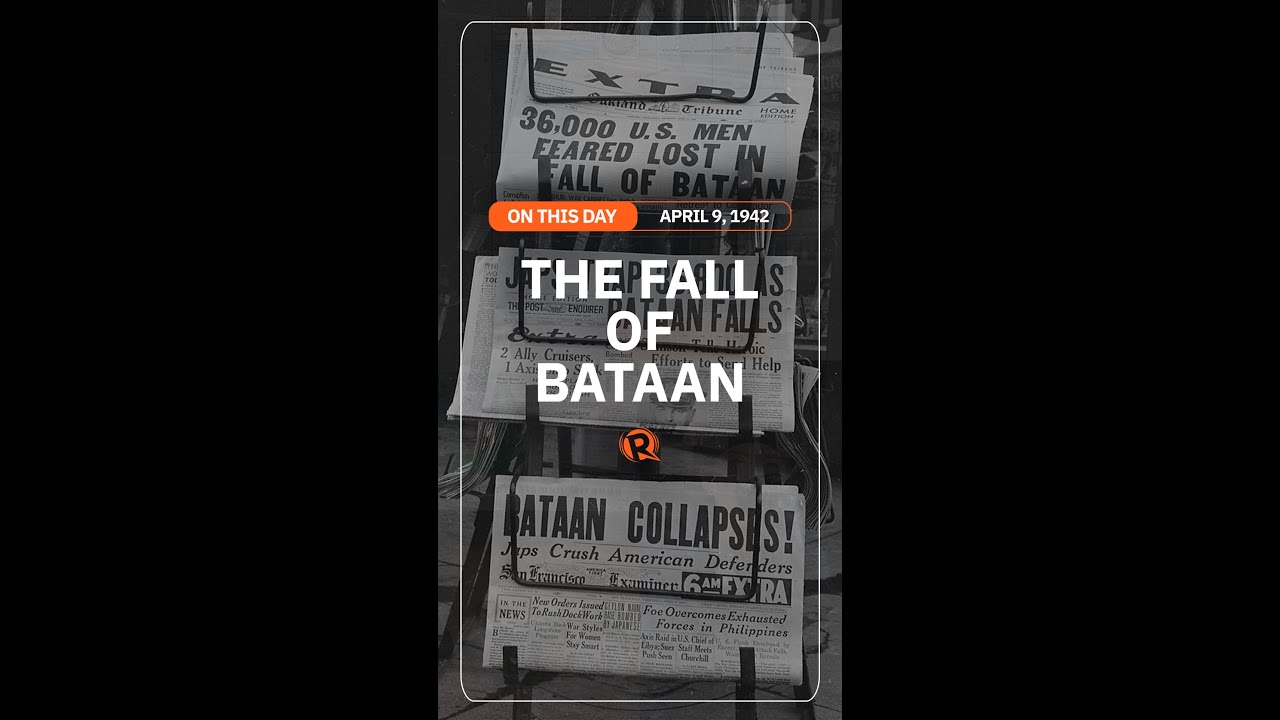 On This Day: April 9, 1942 - Fall of Bataan - YouTube