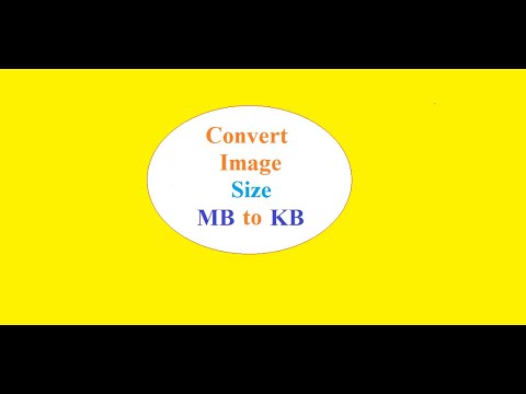 How to Convert Image MB to kB | Easy Image Size Reduction Tool - YouTube