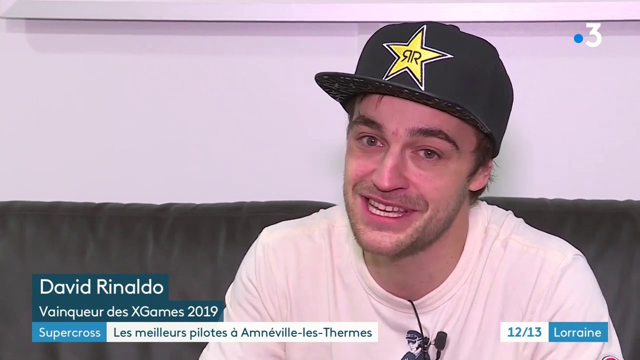 Sportrait David Rinaldo, vainqueur des X Games 2019 en moto freestyle ...