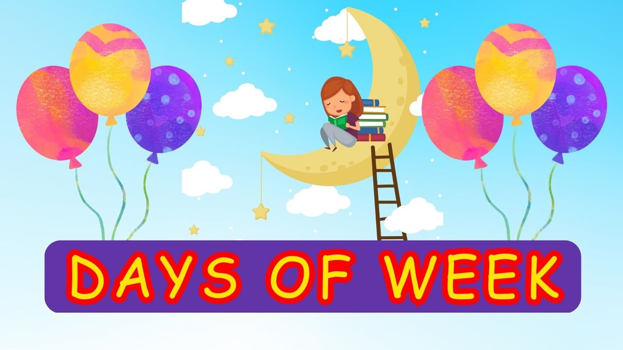 Days of Week Song | 7 Days of Week | KidsRoundTheClock Nursery Rhymes ...