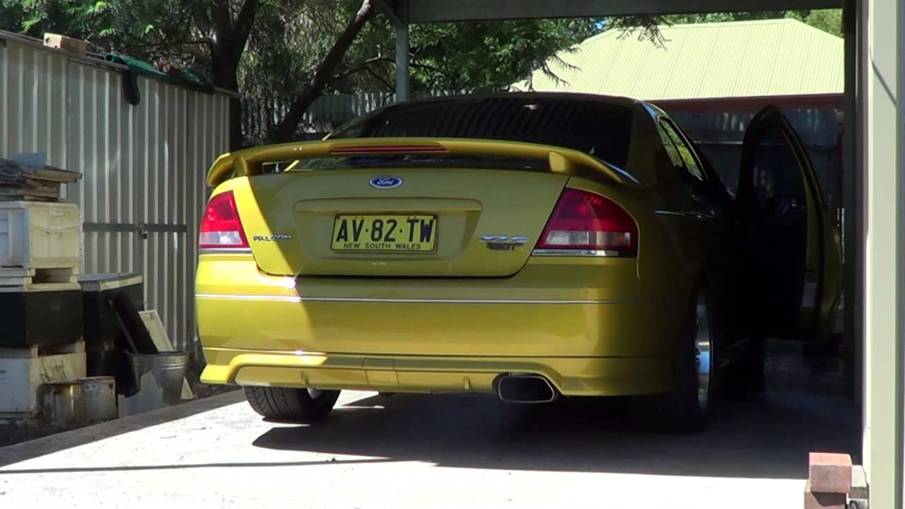 NA BA XR6 exhaust note - YouTube