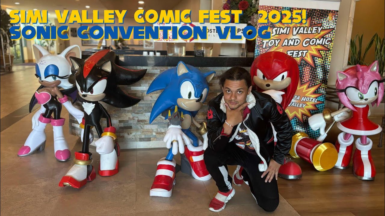 Sonic The Hegdehog Convention - Simi Valley Toy & Comic Fest 2025 Vlog ...